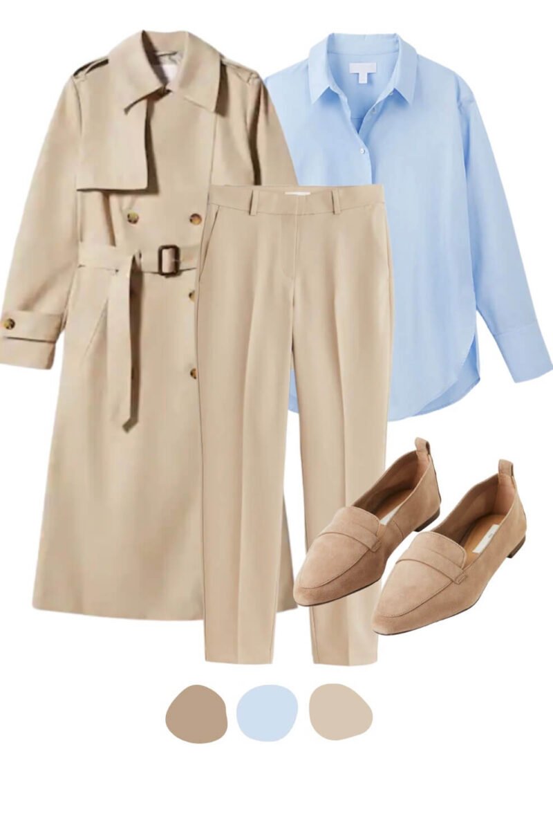 How to Style a Blue Shirt in Spring for 3 Events